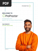 Pro Proctor User Guide | PDF | Laptop | Operating System