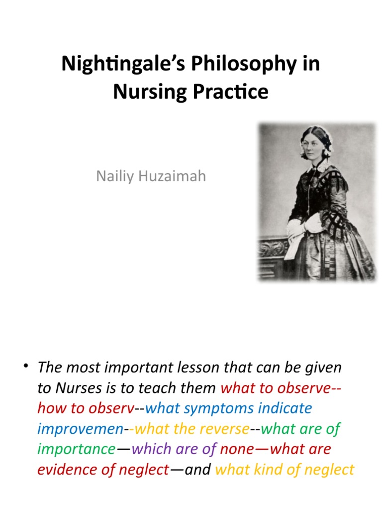 Falsafah Keperawatan Nightingale | PDF