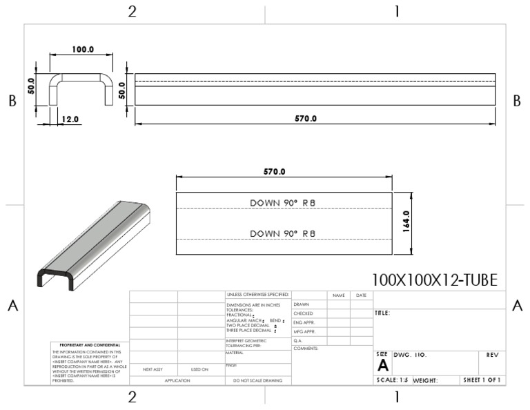 100X100X12 Tube | PDF