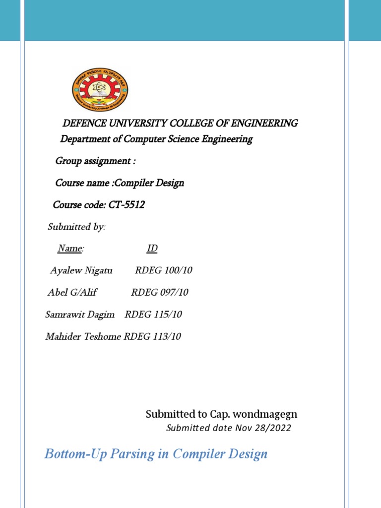 Bottom-Up Parsing | PDF | Parsing | Computing Bottom-Up Parsing | PDF | Parsing | Computing
