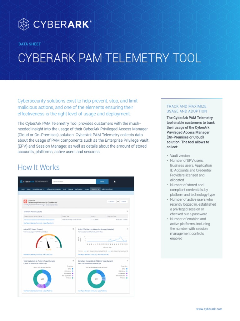 Cyberark Pam Telemetry Tool | PDF | Cloud Computing | Information Technology