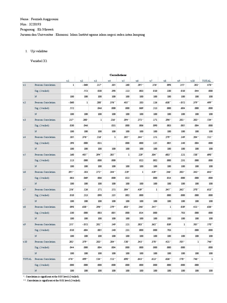 Uas Statistik | PDF