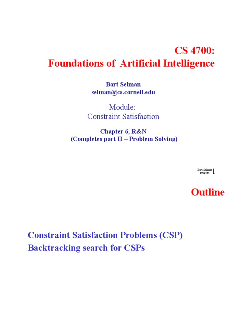 CS4700-CSP_v6 | PDF | Logic | Computer Science