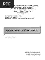 Programme National Des Cours Secondaire en RDC PDF | PDF | Enseignement secondaire | Enseignement