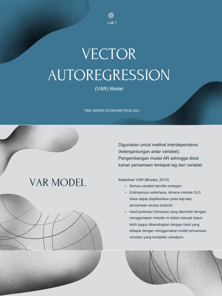 Vector Autoregression: (VAR) Model | PDF