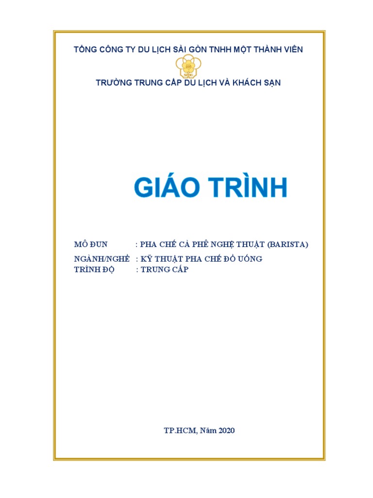 Giao Trinh Pha Che Ca Phe Nghe Thuat Barista 4292 | PDF