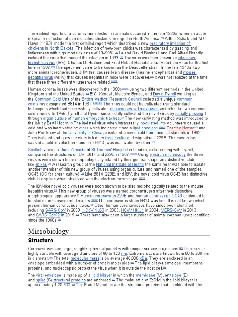 Microbiology: Structure | PDF | Cell Biology | Virus