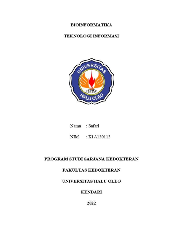 Bioinformatika 122 | PDF