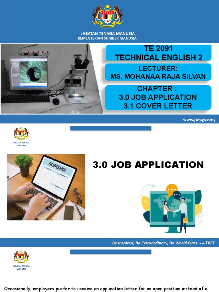 3.0 Job Application 1 | PDF | Communication