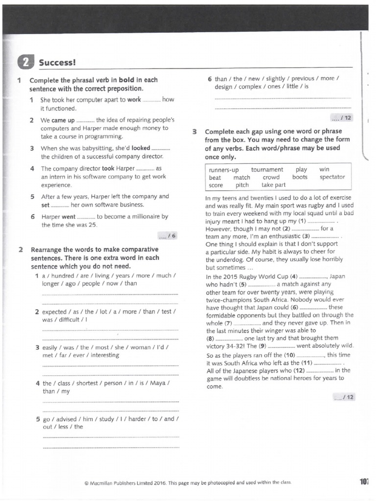 Straight To Fce Test 2 | PDF