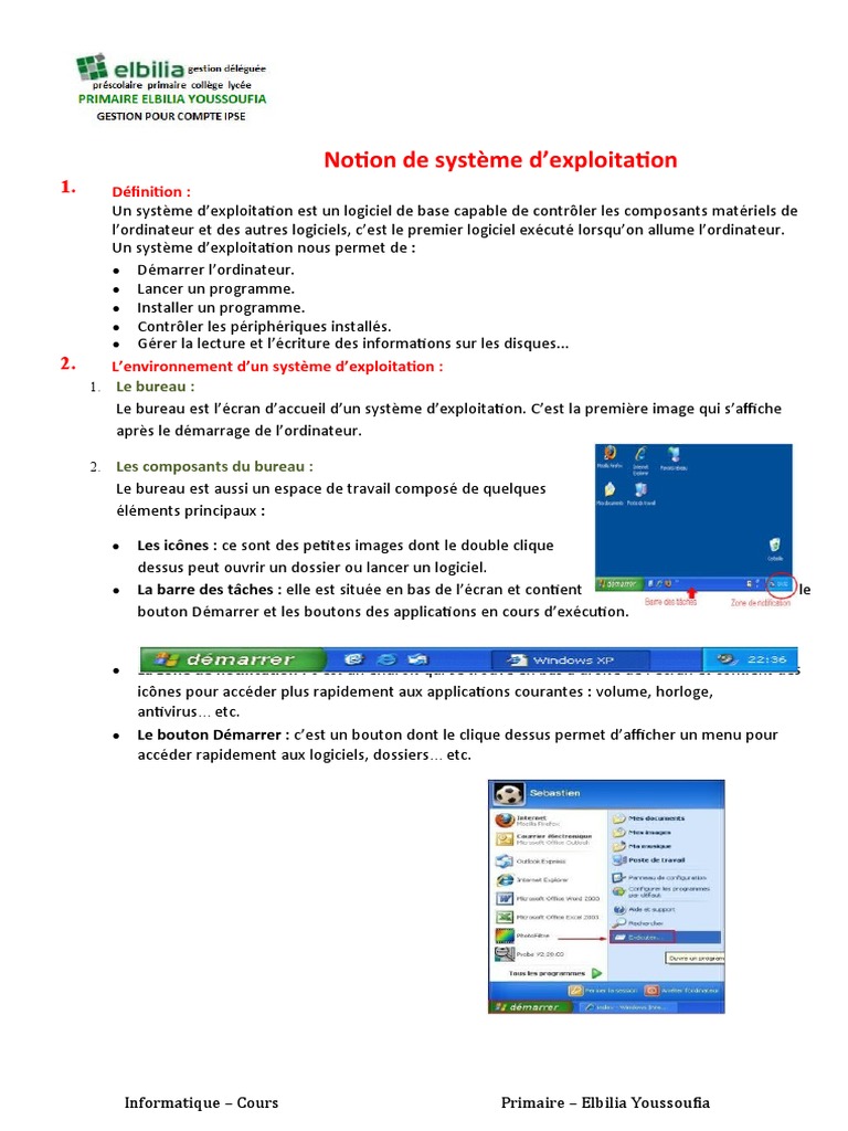 7 Notions de Systeme D Exploitation | PDF