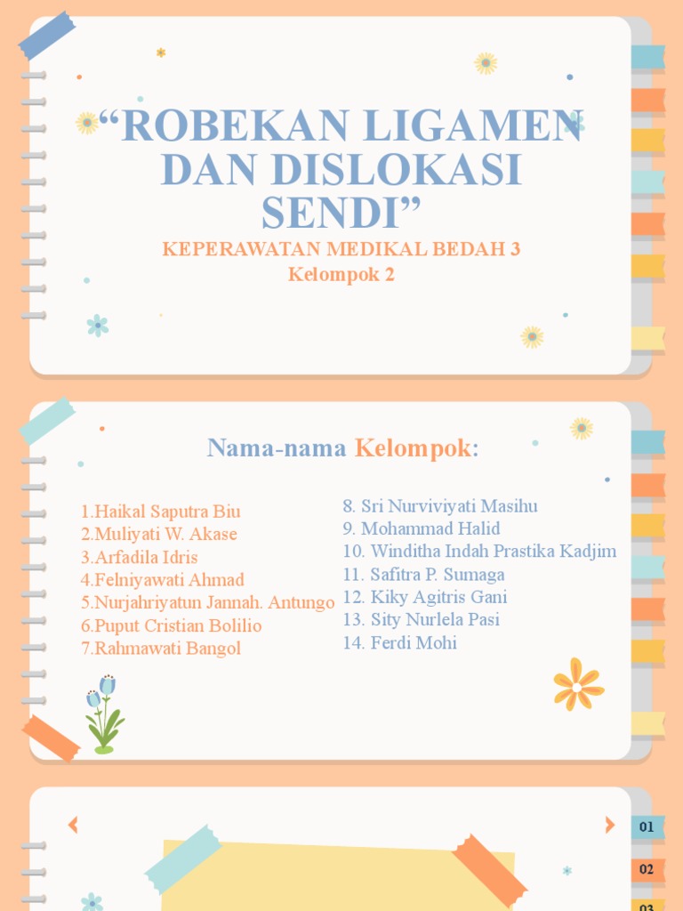 Robekan Ligamen Dan Dislokasi Sendi | PDF