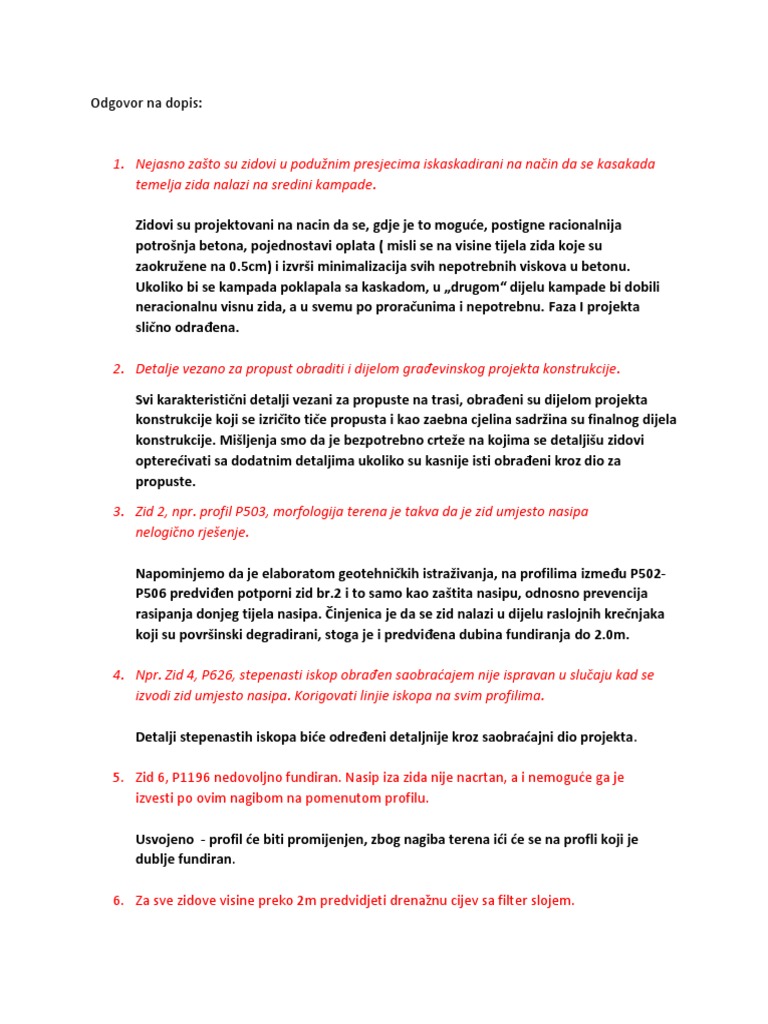 Odgovor Na Dopis | PDF