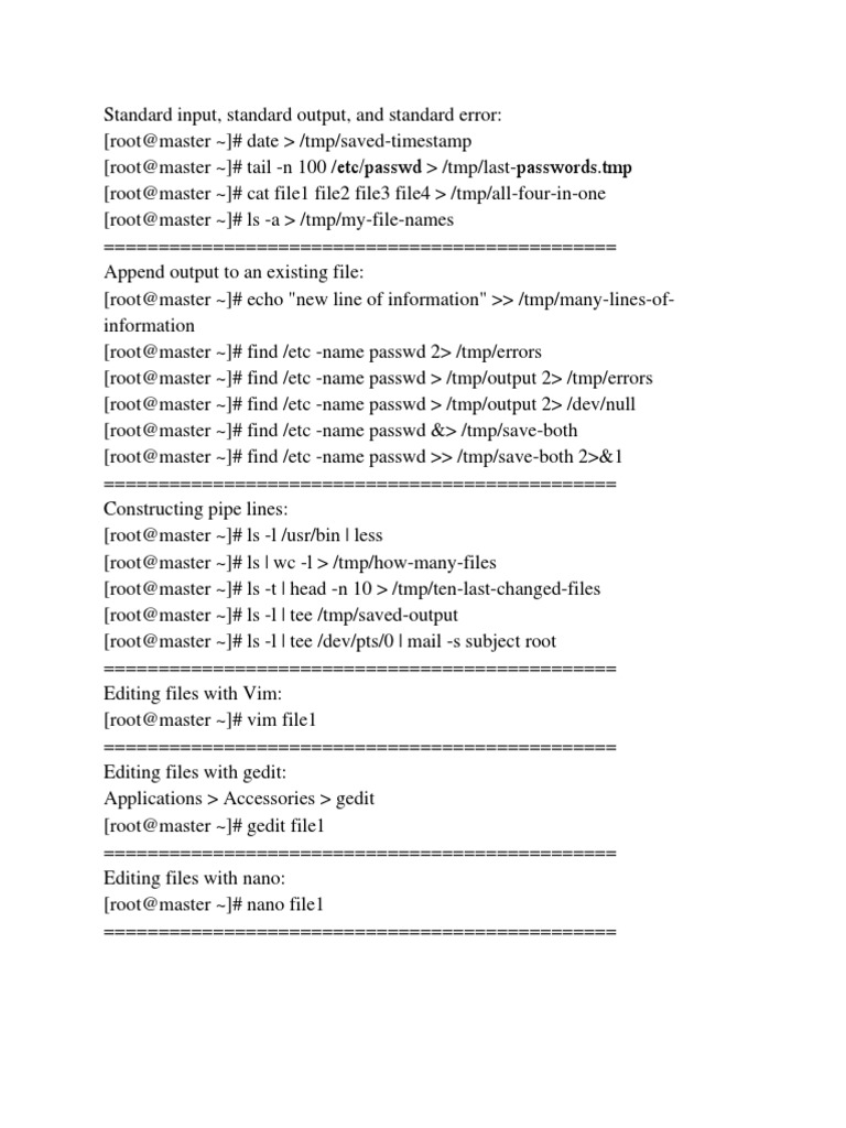 Chapter4 Creating Viewing and Editing Text Files | PDF | Computers