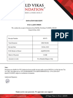 80G Certificate: Donation Receipt | PDF | Receipt | Income Tax