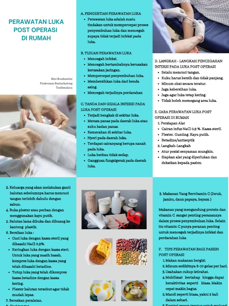 Leaflet-Perawatan-Luka Post Operasi | PDF