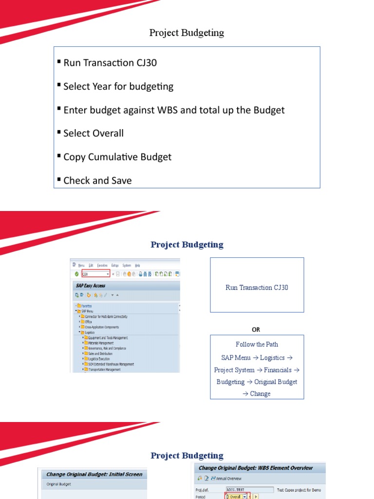 Project Budgeting and Release SAP PS | PDF | Economies