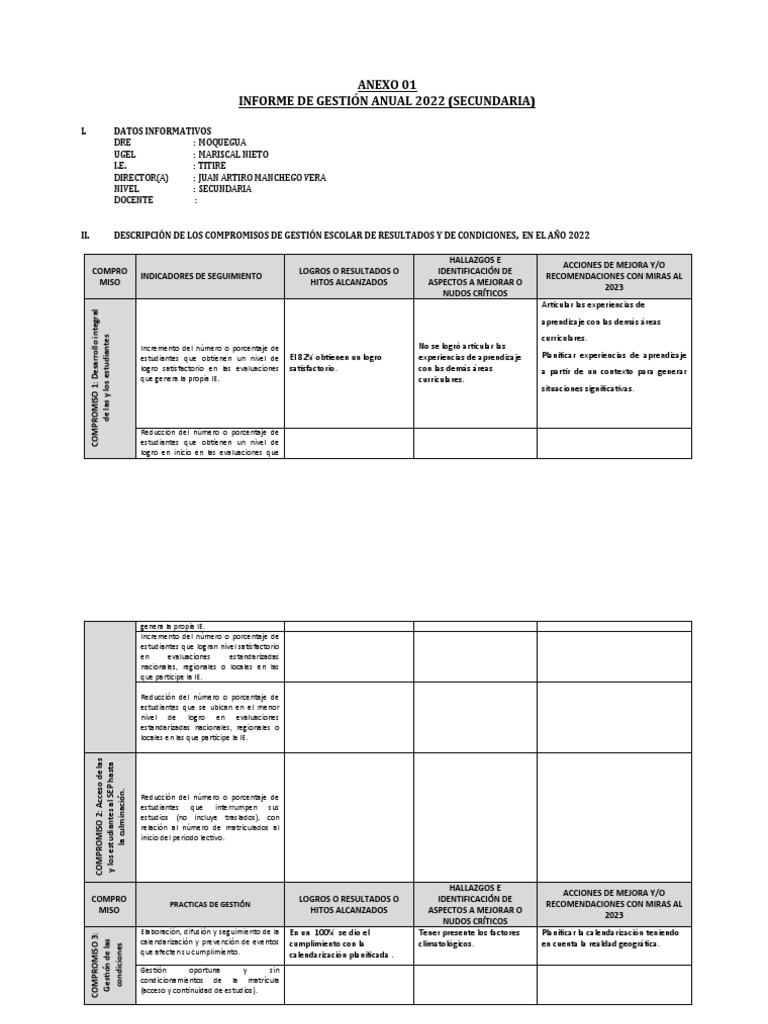Anexo 01 Titire Bruno | PDF | Método de enseñanza | Maestros