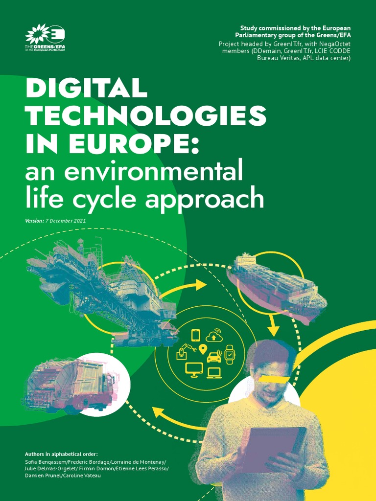 Environmental Impacts of Digital Technology Europe LCA 7 Dec 2021 ...