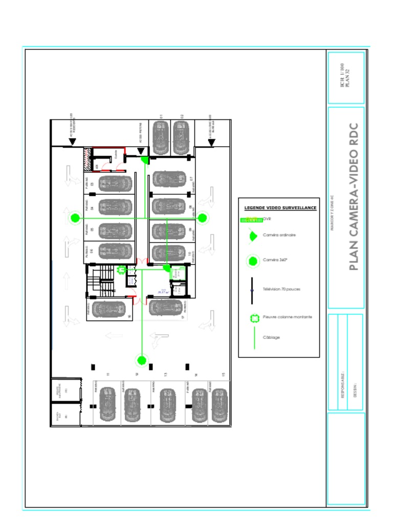 CCTV Floor Plan Layout Marcory Zone 4C | PDF | Film And Video ...