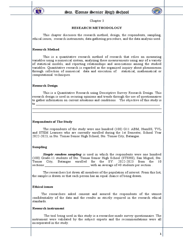 PR2 - Chapter 3 | PDF | Statistics | Survey Methodology