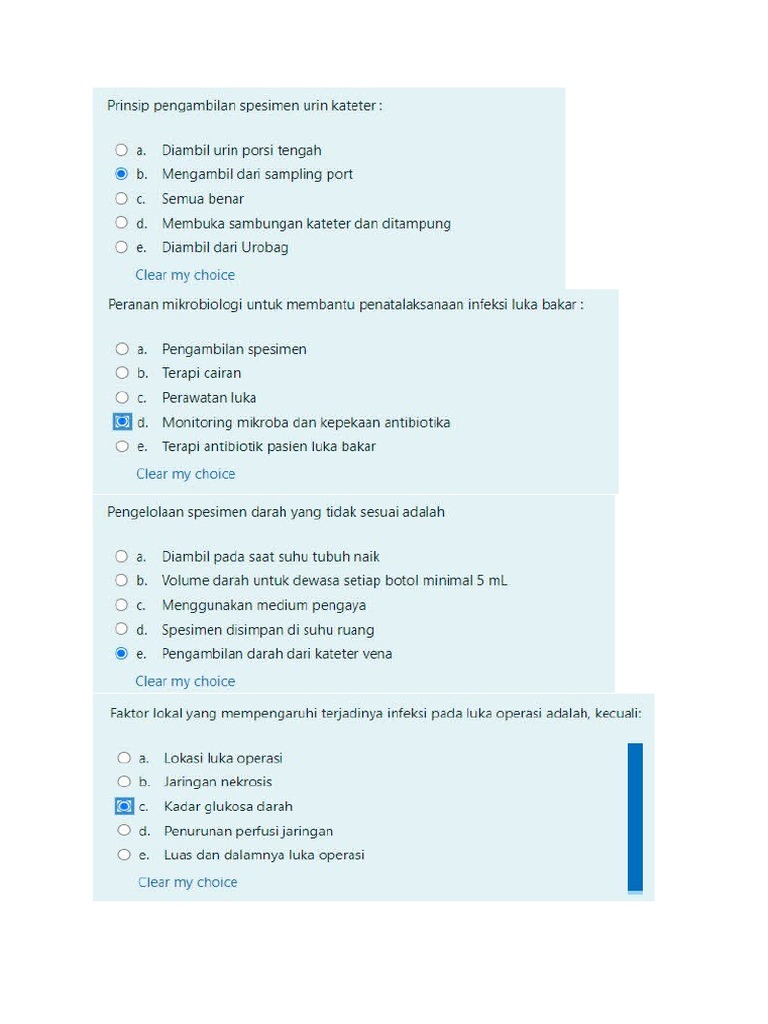 24 Soal Mikrobio | PDF