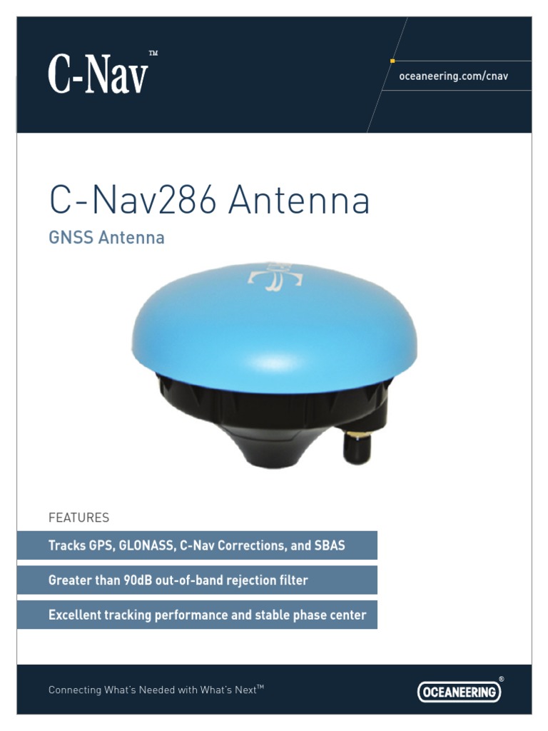 CNAV - C-Nav286 Antenna | PDF | Antenna (Radio) | Telecommunications