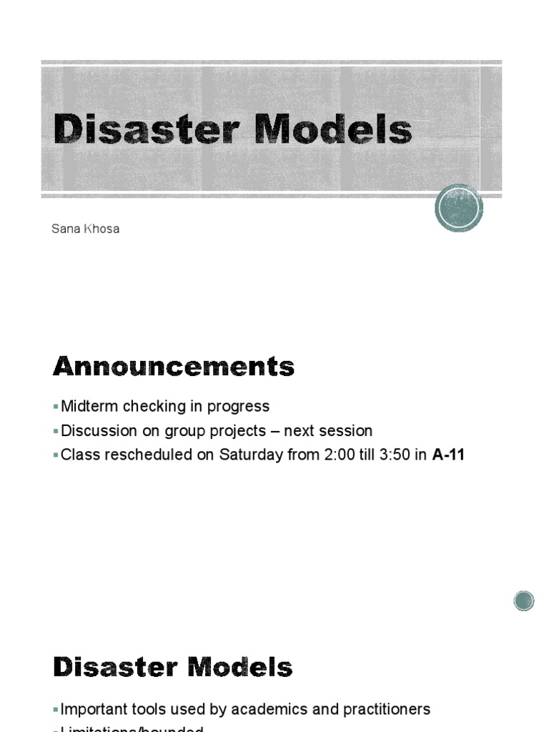 Session 15 Disaster Models (10 Files Merged) | PDF | Utilitarianism ...