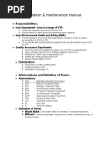 ETP Maintenance 5S Checklist | PDF