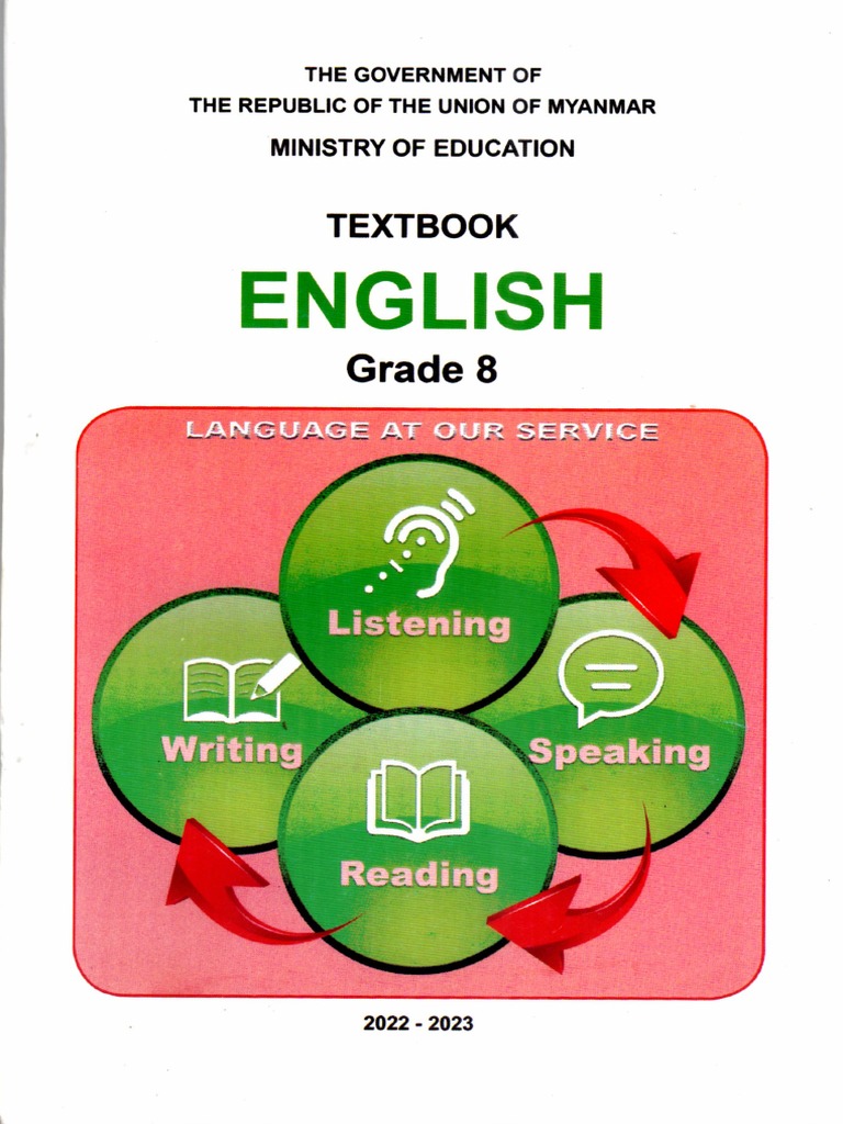 Myanmar New Curriculum English Student's Book G8 | PDF