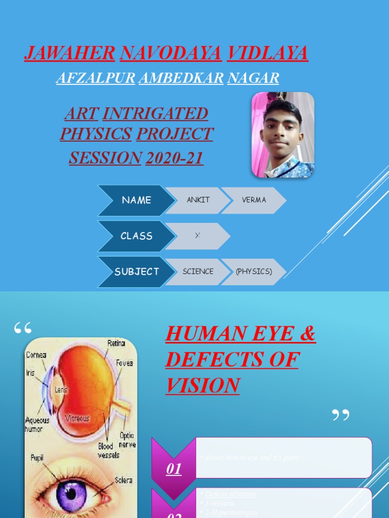 Human Eye and Vision Defects Explained | PDF | Eye | Human Eye