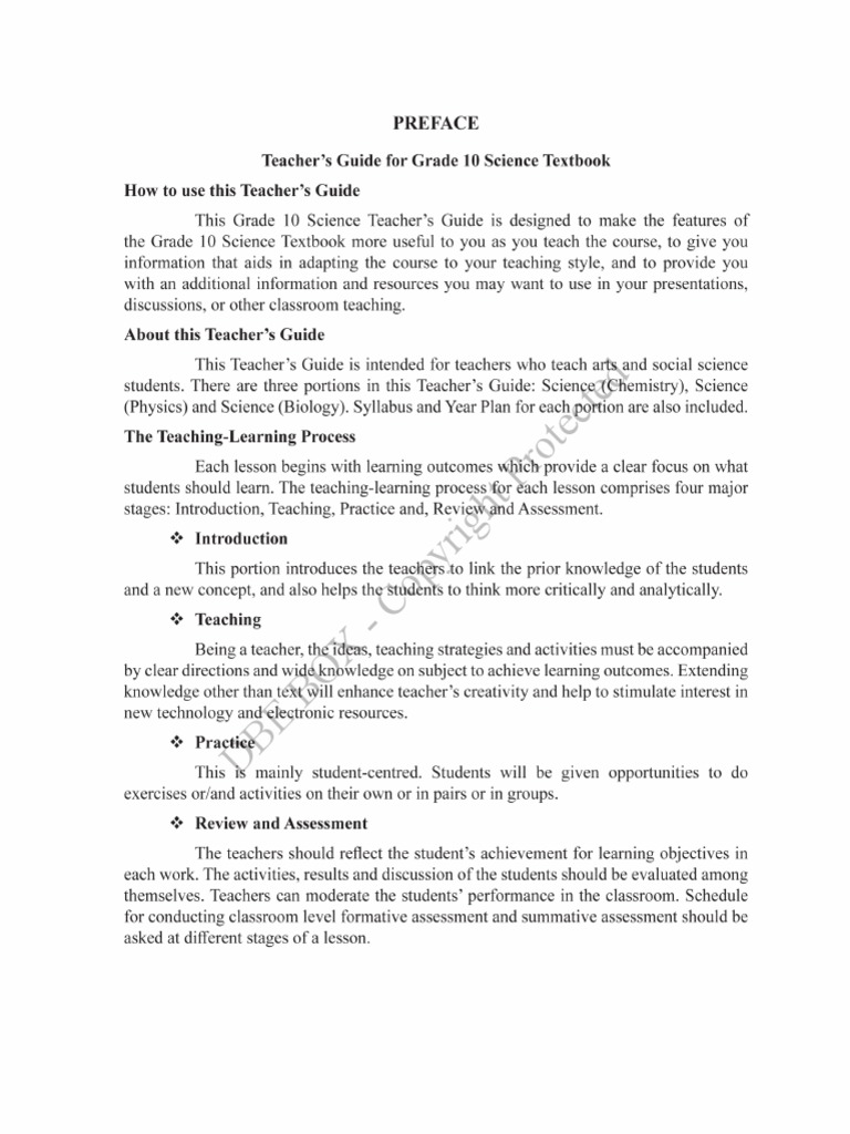 G10 Science (Combined) TG | PDF