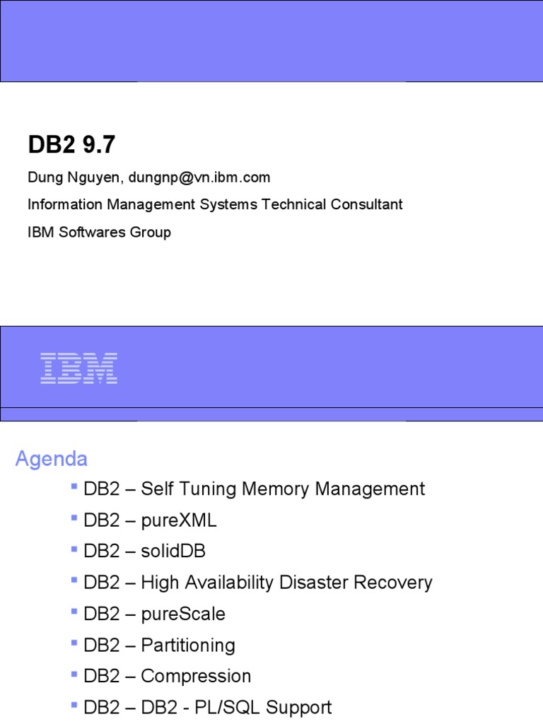 DB2 Hadr | Download Free PDF | Ibm Db2 | Data Management Software