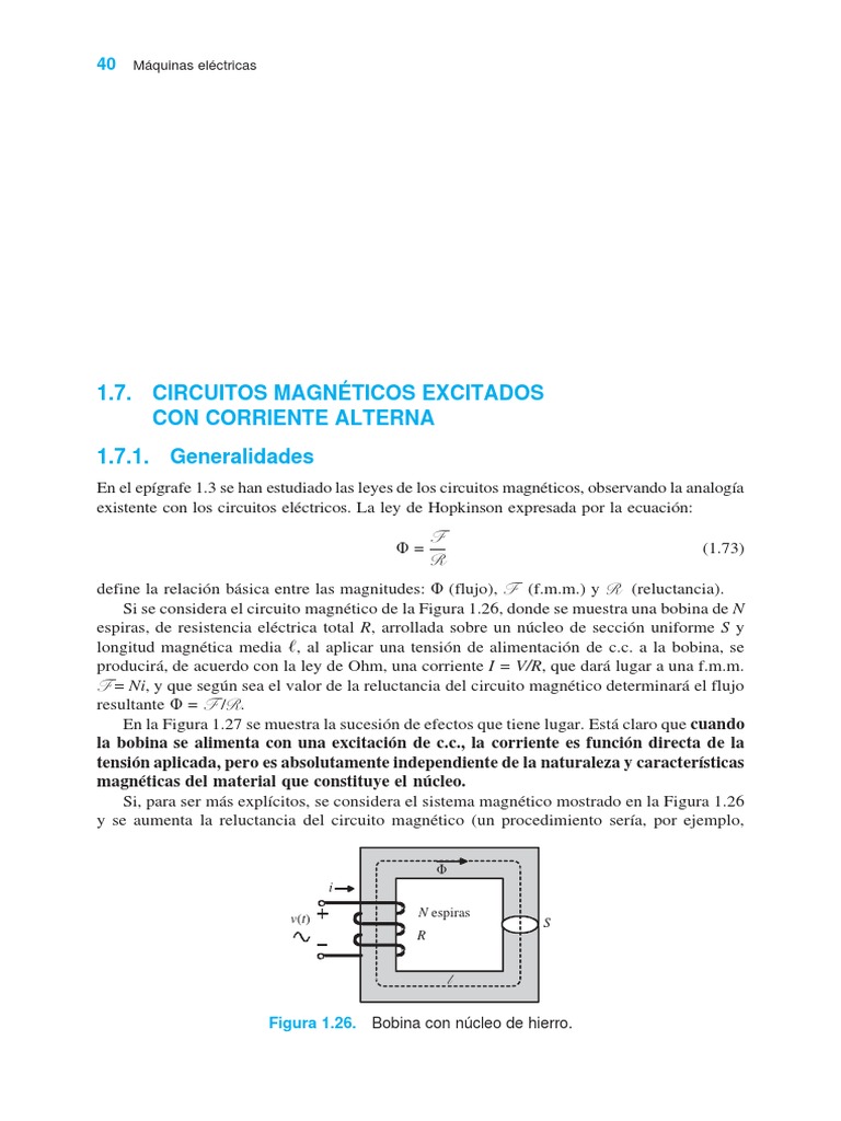 Paginas De Máquinas Eléctricas Jesús Fraile Mora 6ta Cap1 Pdf