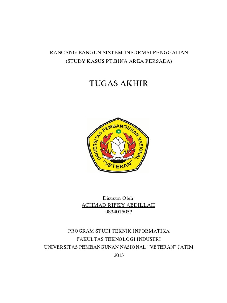 Sistem Informasi Penggajian | PDF