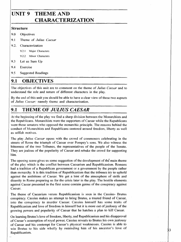 Unit 9 | PDF | Julius Caesar | Mark Antony