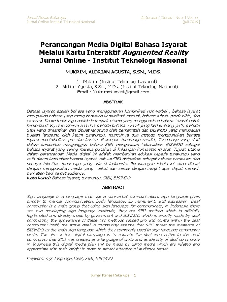 Jurnal Genap1819 332015034 Mukrim | PDF