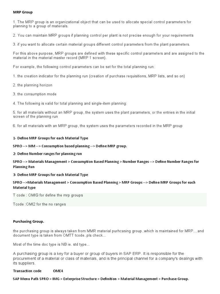 Time-Phased Planning in SAP: Defining MRP Types, Planning Calendars ...