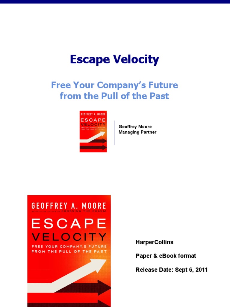 Escape Velocity | PDF | Innovation | Market (Economics)