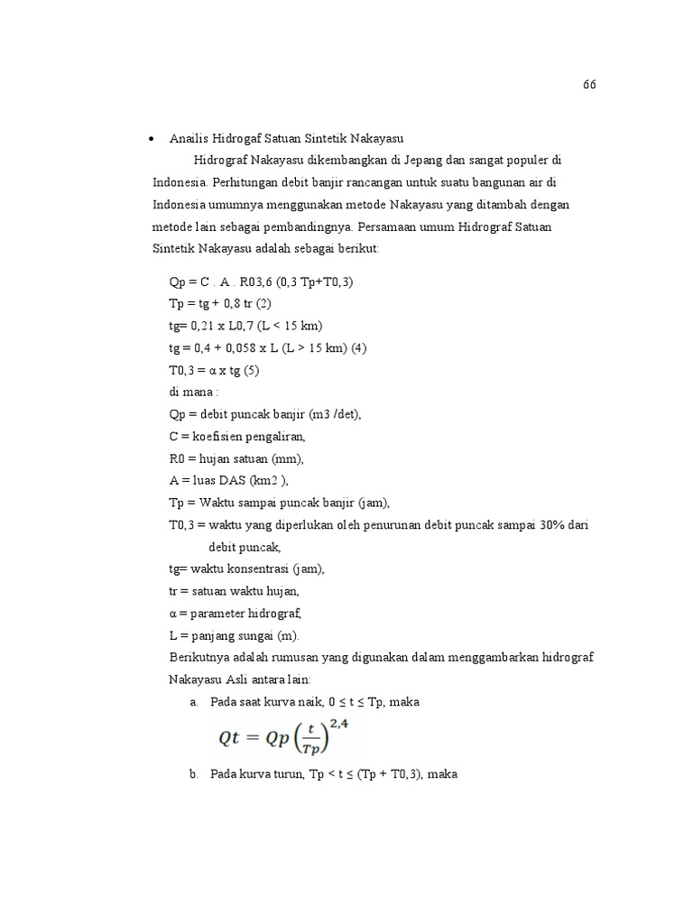 Analisis Hidrograf | PDF