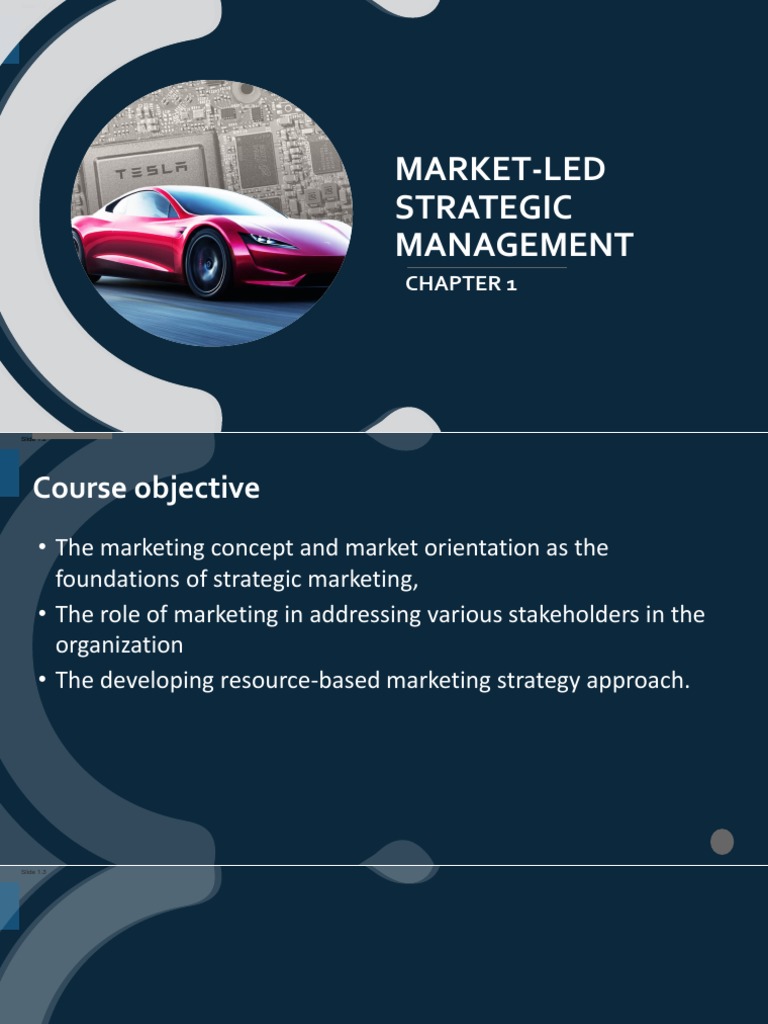 Market-Led Strategic Management Overview | PDF | Marketing | Strategic ...