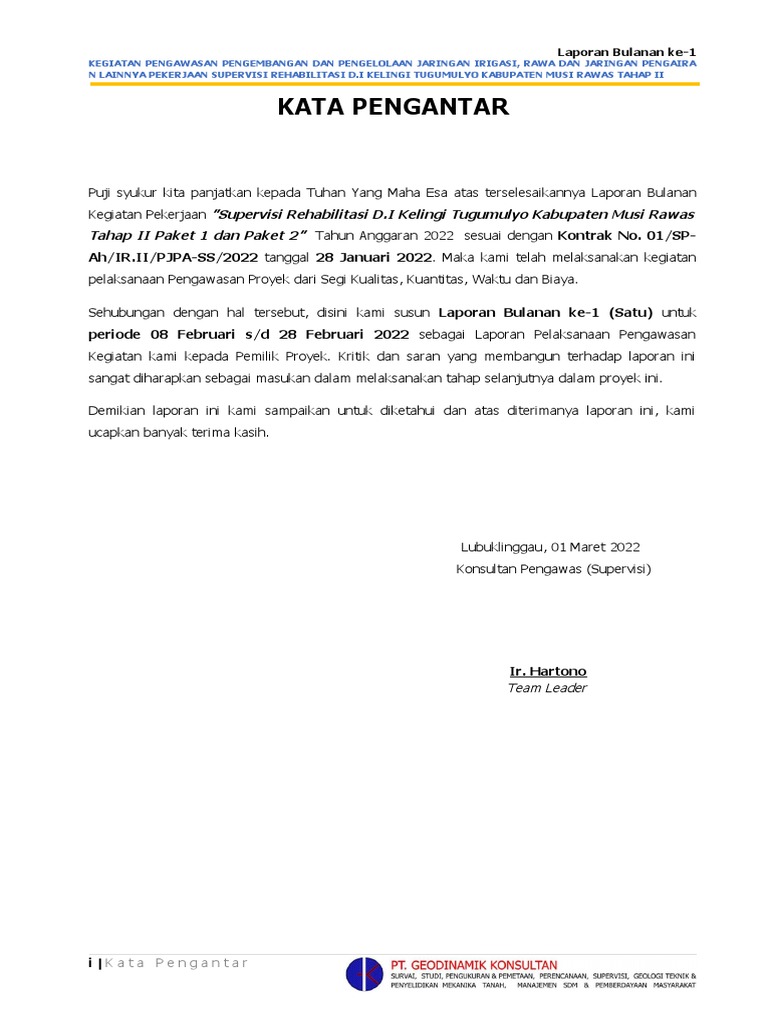 Progres Sampai Akhir Maret 2022 | PDF