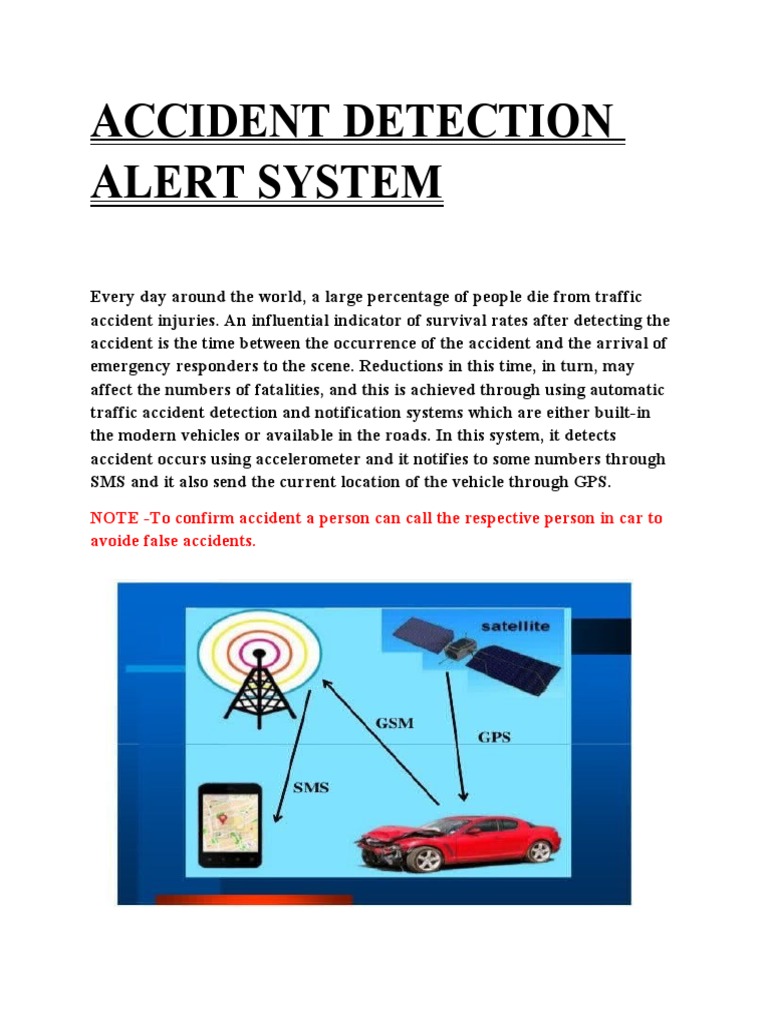 Traffic Accident Alert System | PDF | Computers