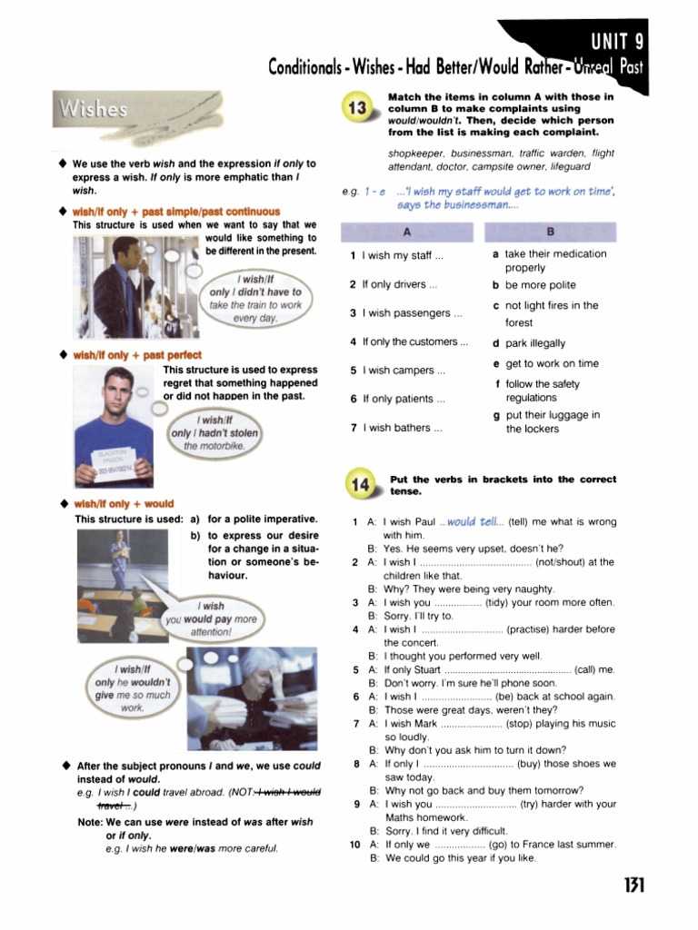 I Wish, If Only b2 | PDF