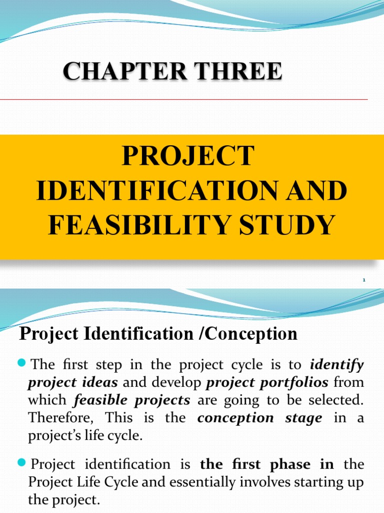 Chapter 3 Project Identification and Feasibility | PDF | Swot Analysis ...