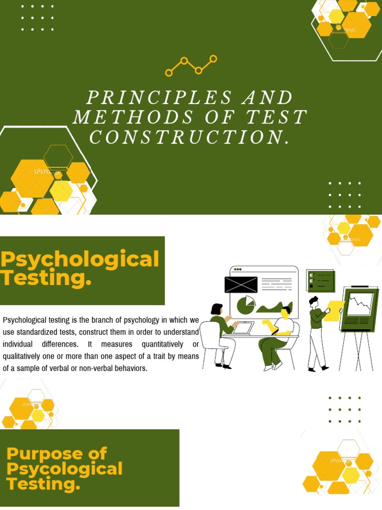 Test Construction | PDF | Validity (Statistics) | Psychology