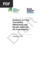 FSSAI Food Recall Plan Template Word File | PDF | Food Safety | Safety