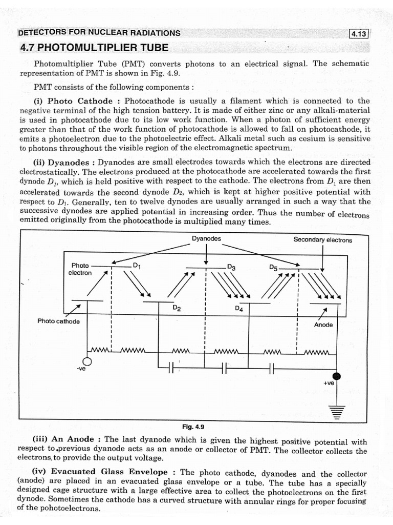 5 Photo-Multiplier Tube (PMT) | PDF