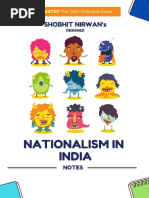 Class 10 History Mind Map All Chapter | PDF | Mahatma Gandhi