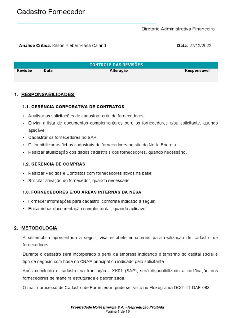Cadastro de Fornecedores e Inconsistências | PDF | Contabilidade ...